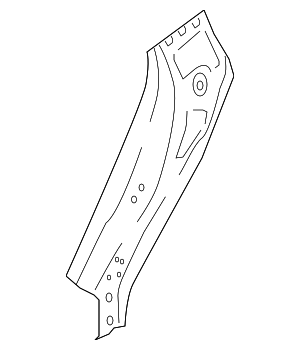 Genuine BMW 41-00-7-462-391 | Lock Pillar Reinforced | FREE Shipping on ...