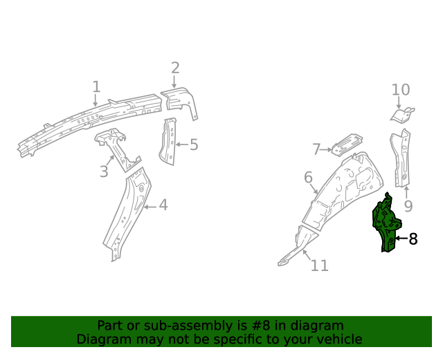 Genuine BMW 41-00-7-431-557 | Panel Reinforced | FREE Shipping on Most ...