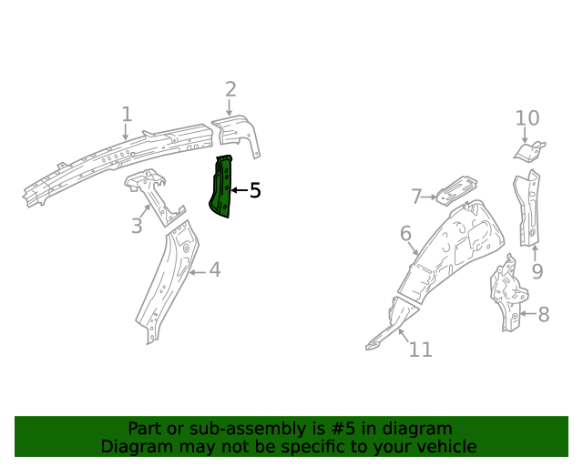 41007437487 - 2018-2019 BMW 640i xDrive Gran Turismo Upper Brace (41-00 ...