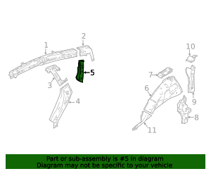 41007437487 - 2018-2019 BMW 640i xDrive Gran Turismo Upper Brace (41-00 ...