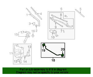 2009-2020 Nissan 370Z Windshield Washer Nozzle 28932-1EB0A ...
