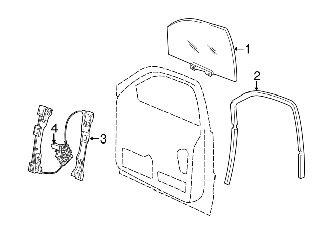 68068671AE - Glass - Mopar Parts Canada
