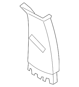 Genuine BMW 51-43-3-449-940 | Upper Center Pillar Trim | FREE Shipping ...