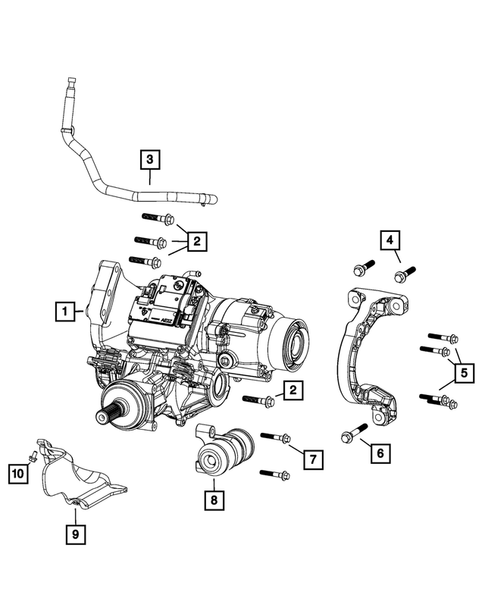 Transfer Case and PTU Assembly for 2023 Jeep Cherokee | Mopar eStore