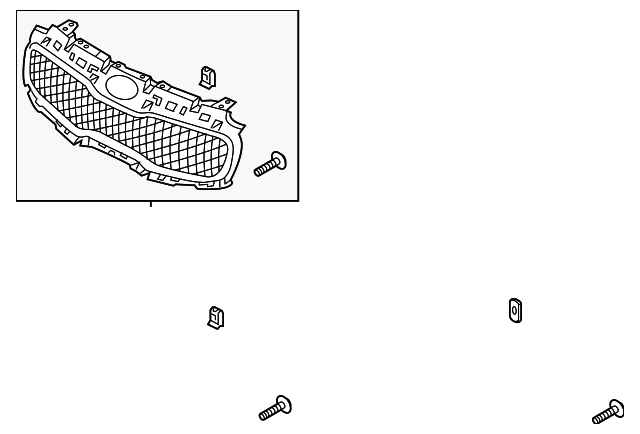 86350-D9000 - Grille Assembly 2017-2019 Kia Sportage | Kia.Parts Store