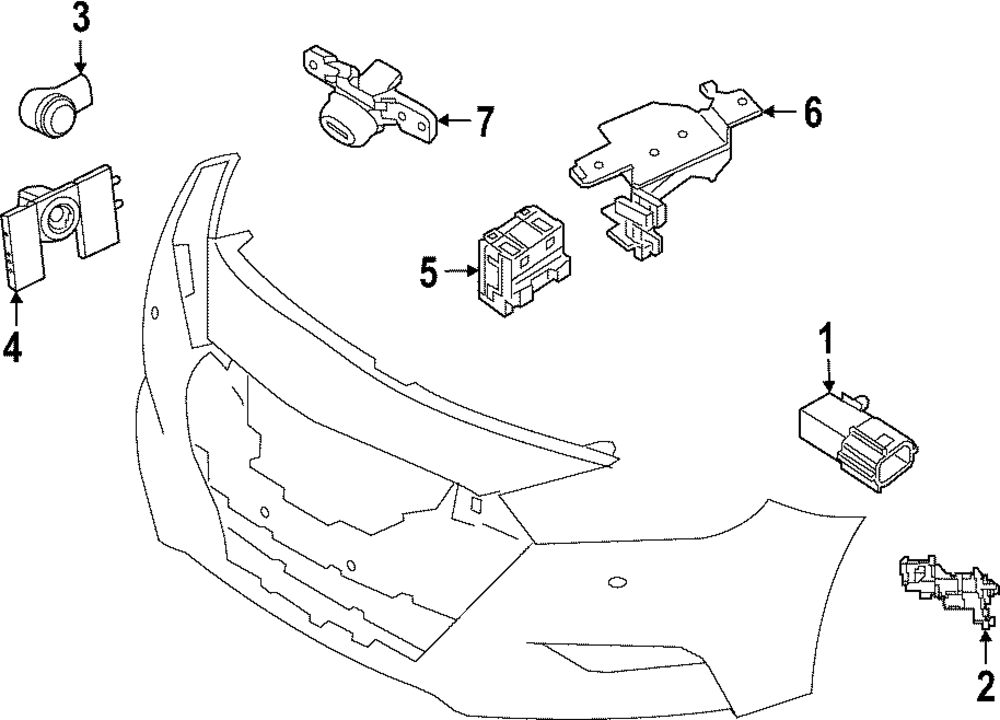 2022-2023 Nissan Maxima Park Sensor Cover 28533-9DM0A | Temecula Nissan ...