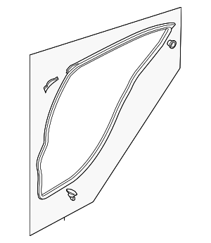 2014-2018 Mazda 3 Door Weather-Strip BHN9-72-760C | TascaParts.com