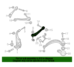 2015-2024 Porsche Macan Lower Control Arm PAC-407-151 | Sunset Porsche ...