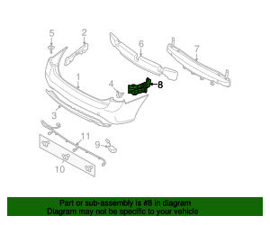 2007-2010 Kia Rondo OEM NEW 2007-2010 Kia Rondo Wagon Right Hand Rear ...