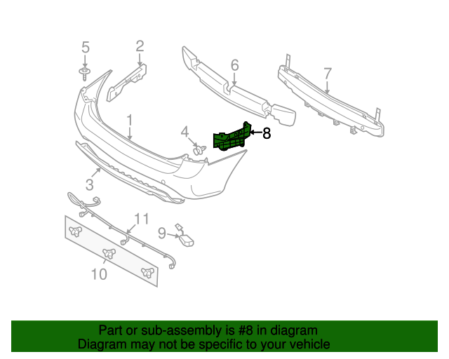 2007-2010 Kia Rondo Guard - Passenger Side (RH) 86652-1D000 ...