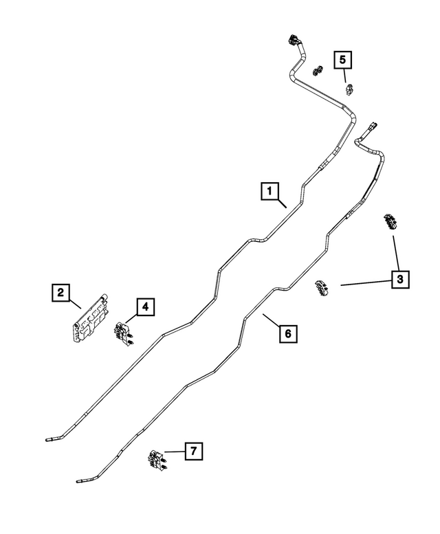 2025 Ram Fuel Supply Tube 57009695AA | Canada Mopar® Estores