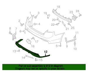 2018-2020 Kia Stinger Lower Cover 86612-J5100 | OEM Parts Online