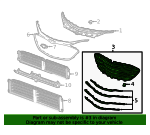 2019-2025 Chevrolet Malibu Front Lower Grille 84473373 GM ...