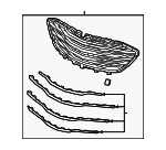 2019-2021 Chevrolet Malibu Lower Grille 84473373 | TascaParts.com