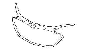 2019-2025 Chevrolet Malibu Front Grille 84473374 GM | GMPartsDirect.com