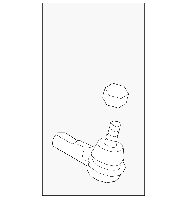 Genuine OEM Outer Tie Rod Part# 4422A063 Fits 2014-2021 Mitsubishi: Up ...