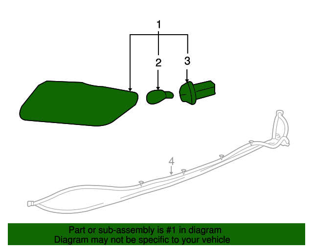 2008-2015 GM Rear Driver Side Marker Lamp 96830943 | GMPartsDirect.com