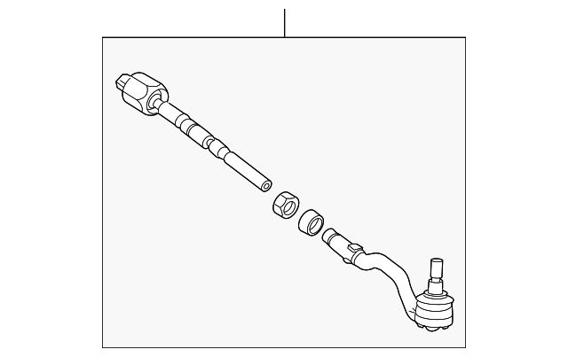 Genuine BMW 32-10-6-793-496 | Tie Rod Assembly | FREE Shipping on Most ...