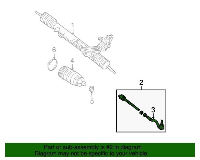 Genuine BMW 32-10-6-793-496 | Tie Rod Assembly | FREE Shipping on Most ...