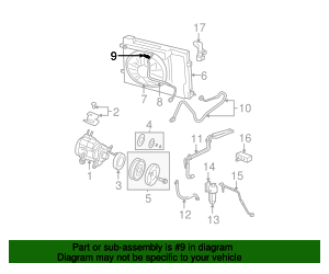 1996-2014 Mopar A/C Refrigerant Pressure Sensor 05174039AB | Mopar ...