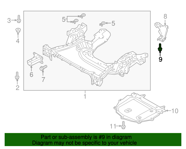 2016-2020 Mazda MX-5 Miata Rear Bracket Bolt 9YA0-2A-255 | TascaParts.com