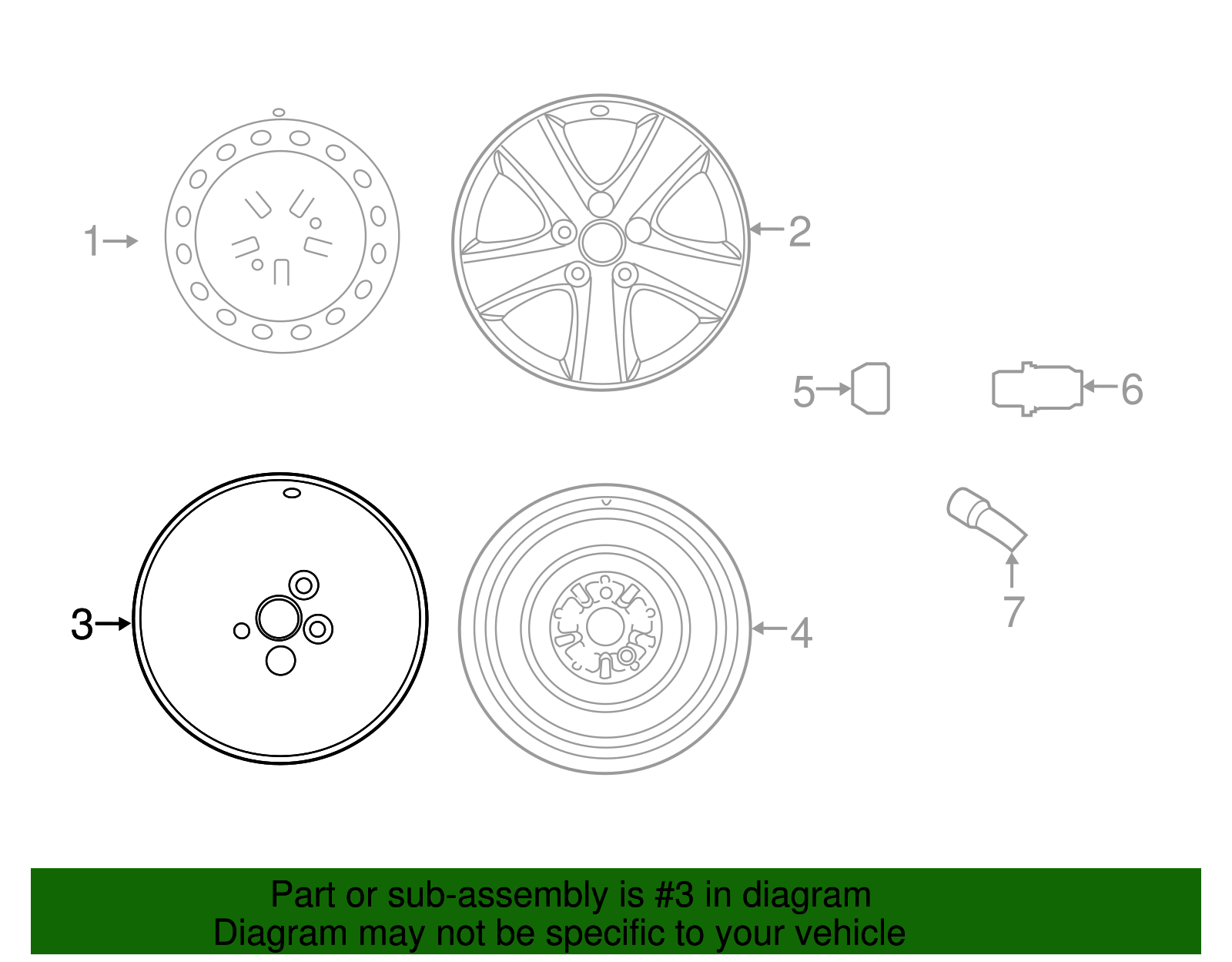 42611-06730 - Wheel Alloy - 2012-2014 Toyota Camry | Nucar Toyota of ...