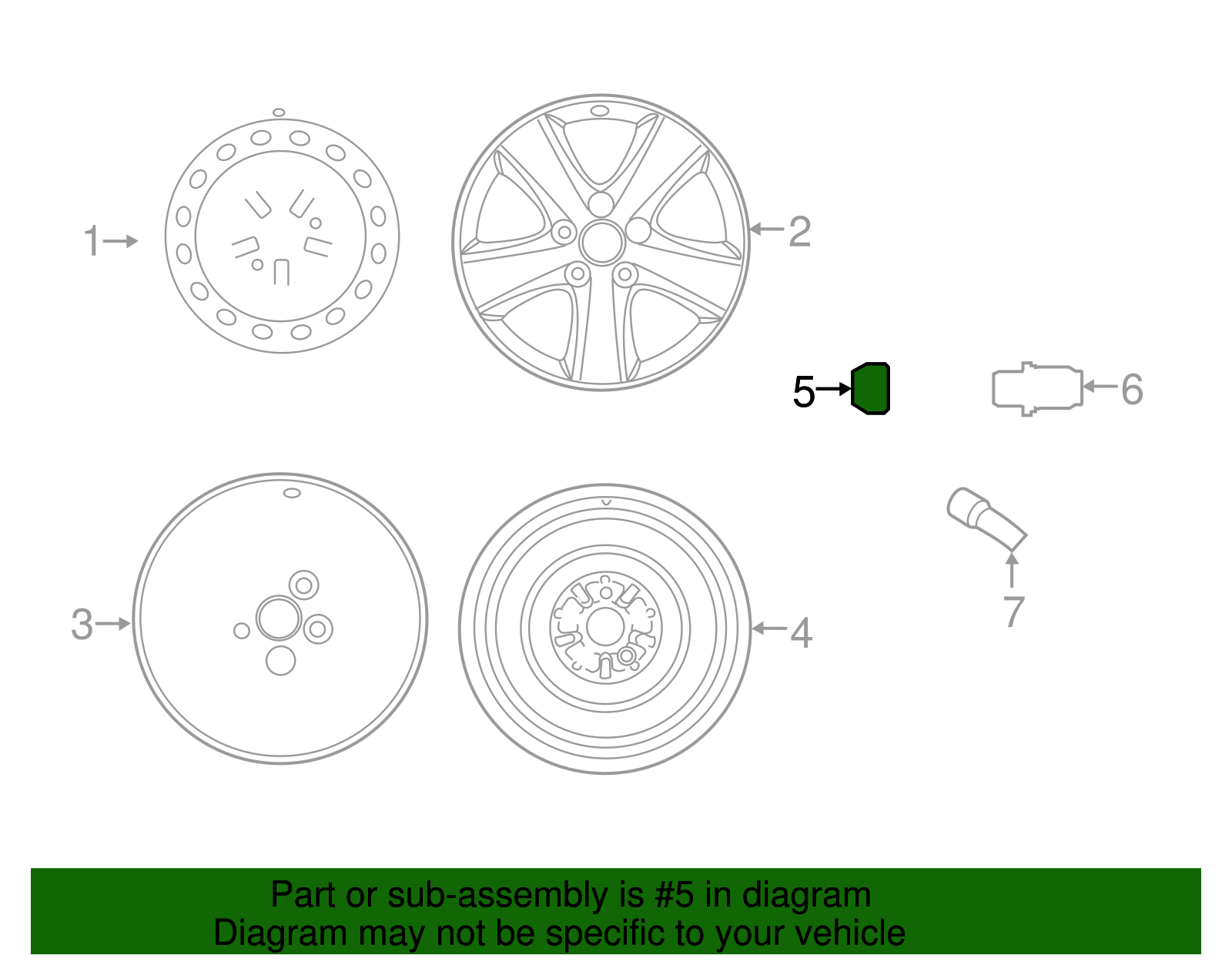 1991-2025 Toyota Wheel Nut 90942-A1002 | Toyota Parts Center