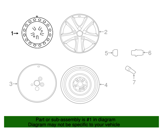 42611-06720 - Wheel Steel - 2012-2014 Toyota Camry | Nucar Toyota of ...