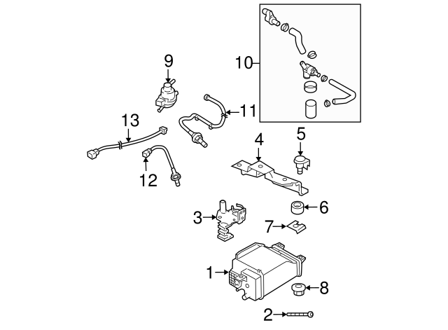 2003-2008 Subaru Subaru WRX STi Forester Manual Transmission Oxygen ...