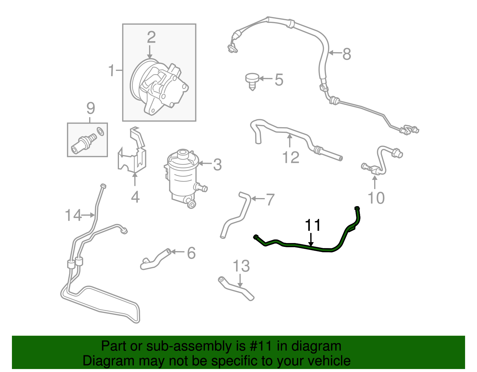 53779-TA0-A00 - Upper Return Tube 2008-2015 Honda | Honda Parts Online