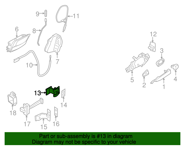 Genuine BMW 41-00-2-993-111 | Upper Hinge | FREE Shipping on Most ...