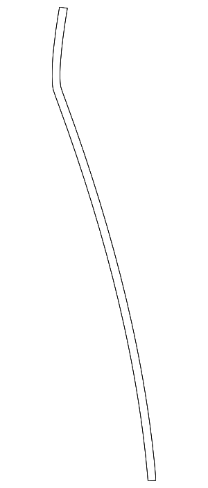 2017-2020 Honda Civic Seal, Rubber 74108-TGH-A00 | Cheaper Honda Parts