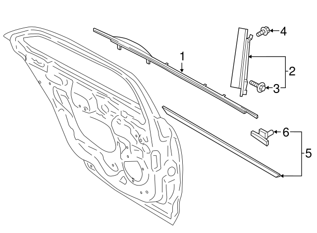 2017-2024 Ford Applique Retainer W719209-S300 | OEM Parts Online