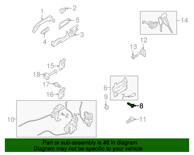 2000-2024 Subaru Door Interior Trim Panel Screw 045105120 | Subaru ...