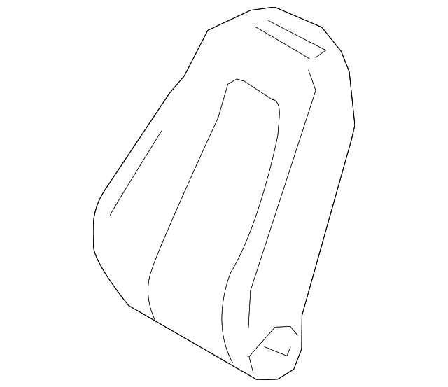 1779106703649D88 - Cover, Driver Seat Bckrst Mercedes-Benz USA Parts