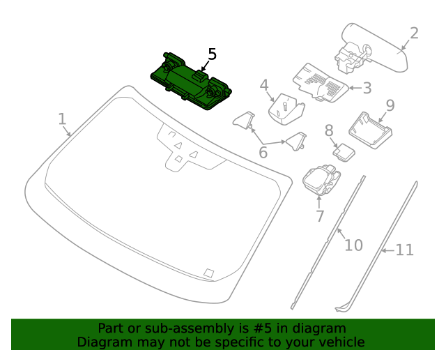 Genuine Lane Assist Cmra for 2015-2018 Land Rover | Land Rover Part ...