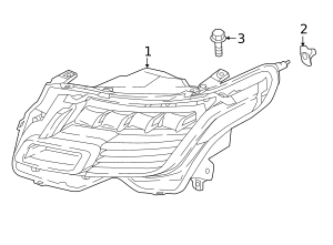 2022-2023 Land Rover Headlamp Assembly Bolt LR154535 | Express Land ...