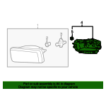 2014-2015 GM Fog Light Bracket 22944875 | TascaParts.com