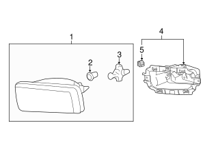 2014-2015 GM Fog Light Bracket 22944875 | TascaParts.com