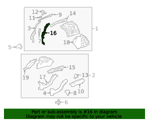 2019-2021 Lexus Guide Plate 53705-47901 | OEM Parts Online