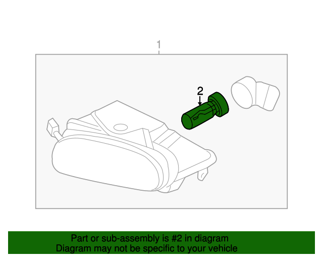 18649-35009 - Fog Lamp Bulb 2005-2014 Kia | Kia.Parts Store