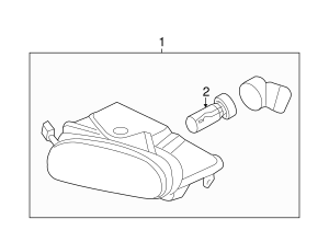 18649-35009 - Fog Lamp Bulb 2005-2014 Kia | Kia.Parts Store