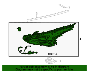 81145-62081 - Unit Headlamp W Gas - OEM Genuine Toyota Parts