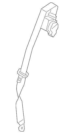 2018-2019 Ford Expedition Buckle Assembly - Seat Belt JL1Z-7860045-FF ...