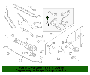 11407-06206B - Headlamp Assembly Bolt 2006-2023 Kia | Kia.Parts Store