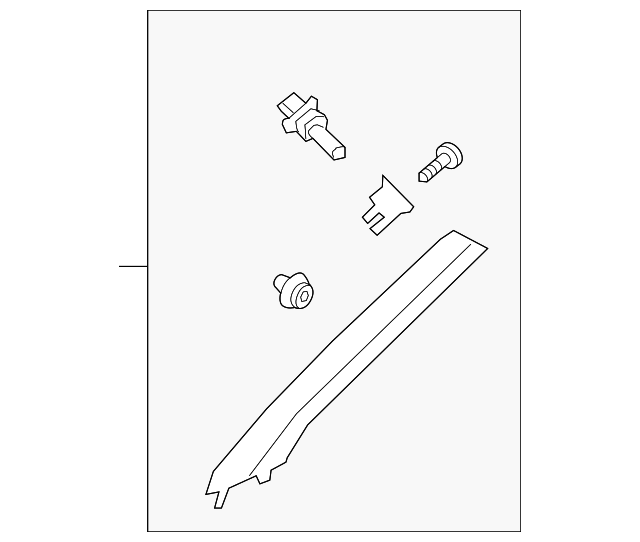 2021-2024 Hyundai Palisade Windshield Pillar Trim 85810-S8200-MMH ...