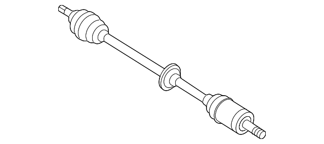 Genuine Axle Assembly for 2012-2017 Hyundai Accent | Part# 49501-1R100 ...
