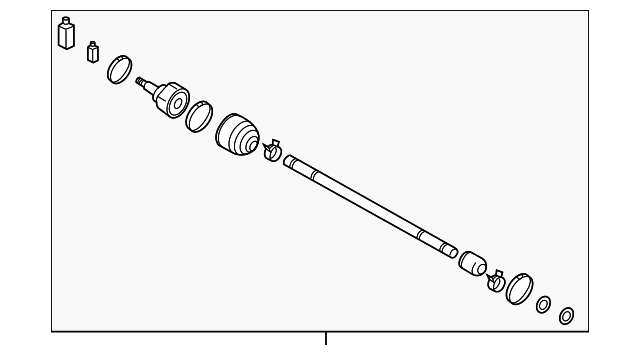 49526-1R101 - Shaft & Joint Assembly - 2012-2017 Hyundai Accent | World ...