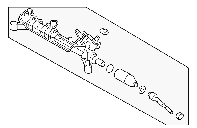 2007-2010 Ford Rack And Pinion Assembly 9T4Z-3504-F | Blue Springs Ford ...