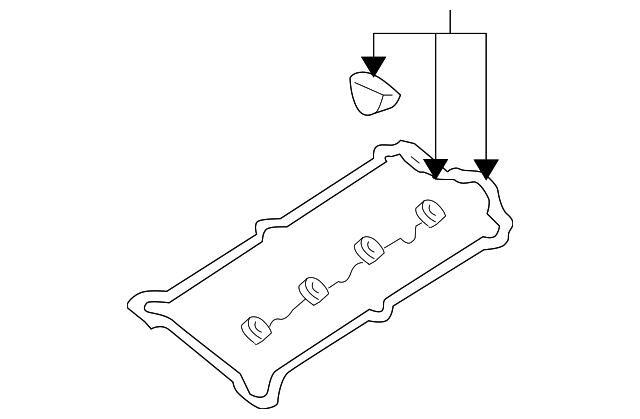 2000-2006 Audi Valve Cover Gasket 077-198-025-A | OEM Parts Online